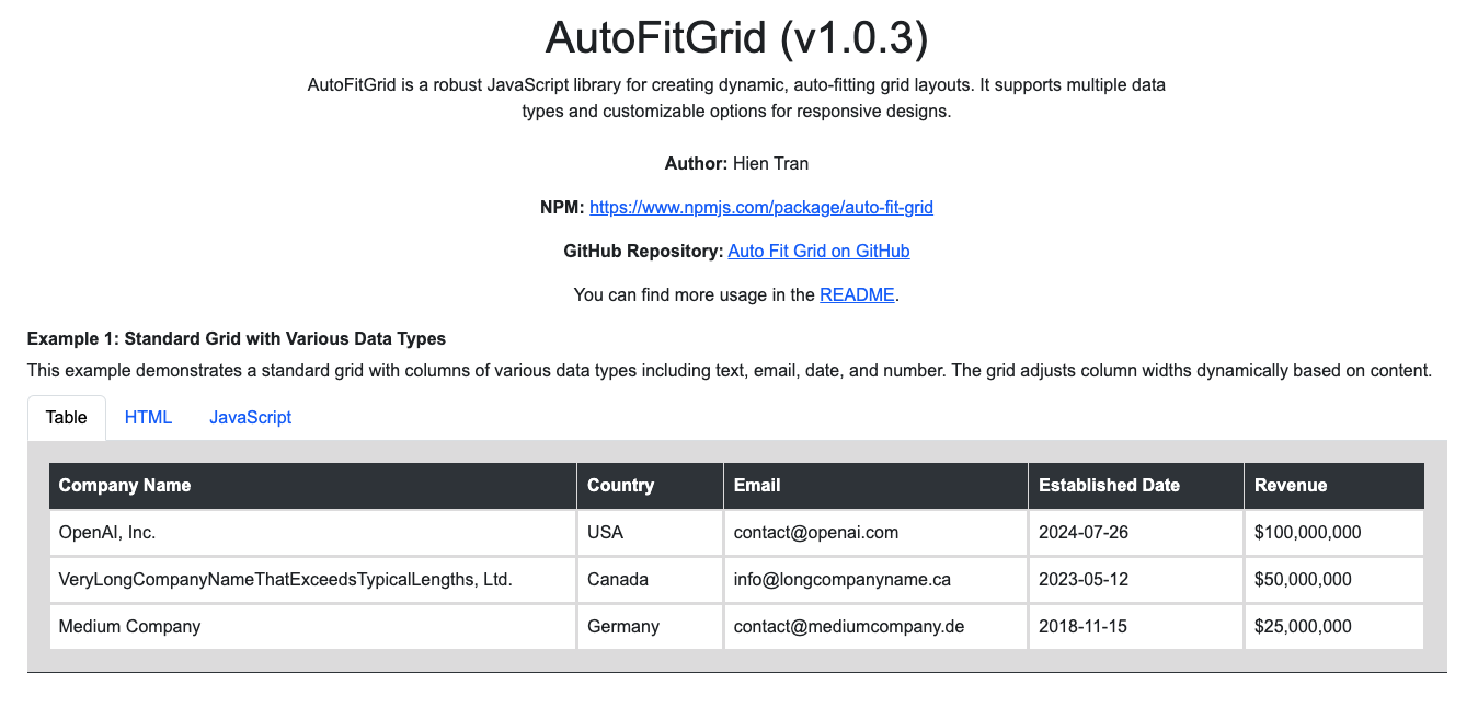 AutoFitGrid v1.0.3 | Dynamic Auto-Fitting Grid for Responsive Web Design AutoFitGrid v1.0.3 | Dynamic Auto-Fitting Grid for Responsive Web Design
